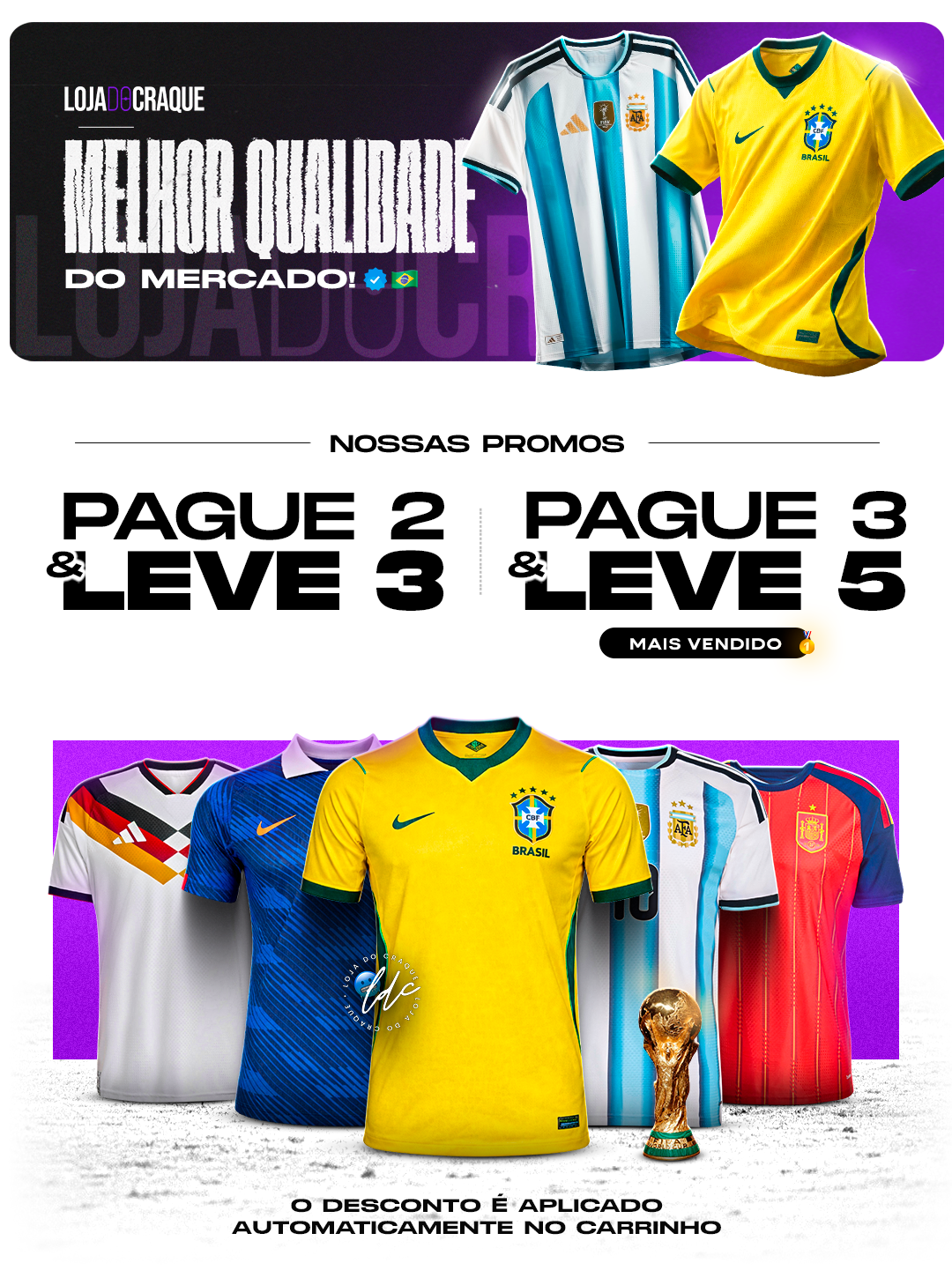 Camisa do Brasil I – 2022 – Loja do Craque | Compre 2 & Leve 3 – Compre ...
